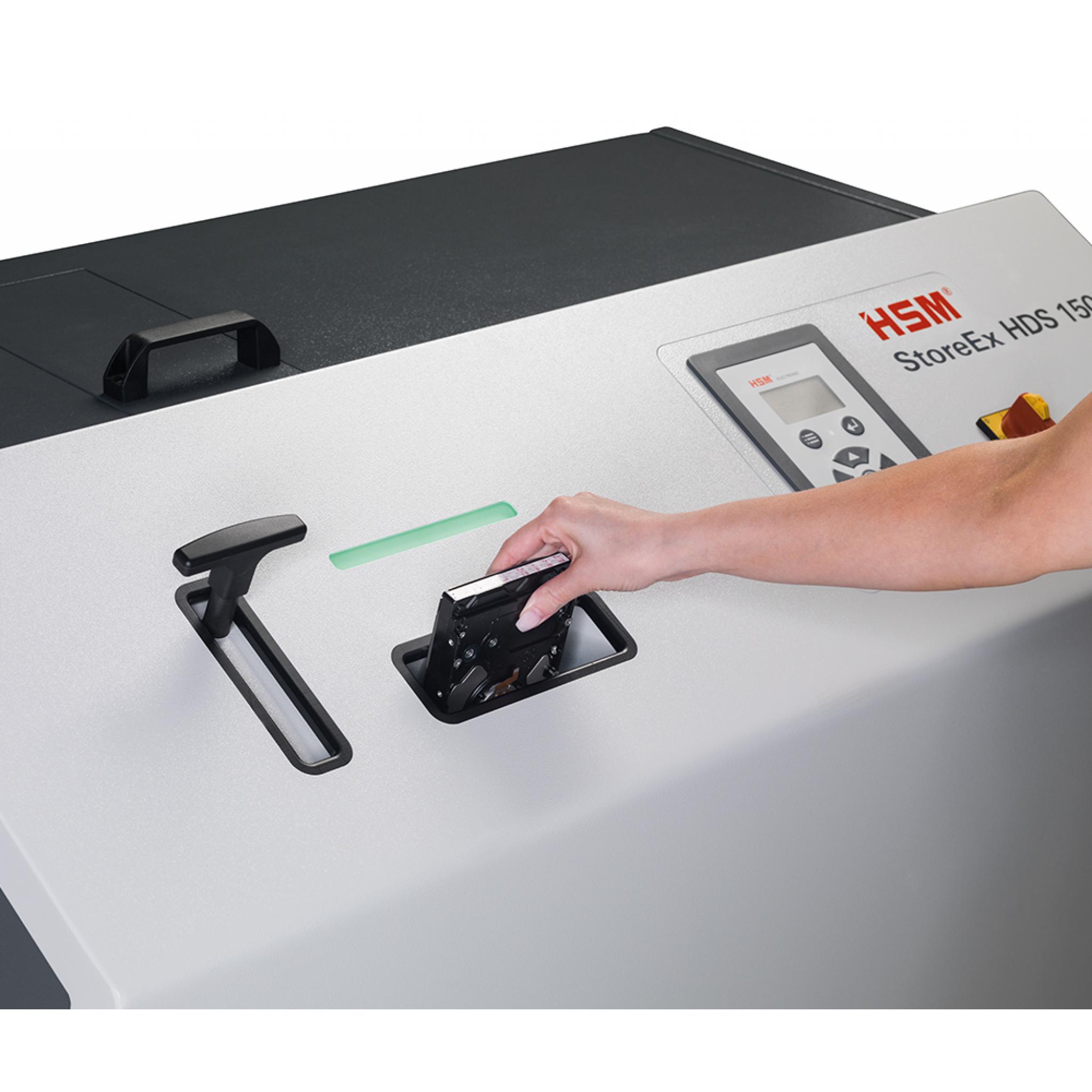 HSM HDS 150 40mm Digital Data Media Shredder